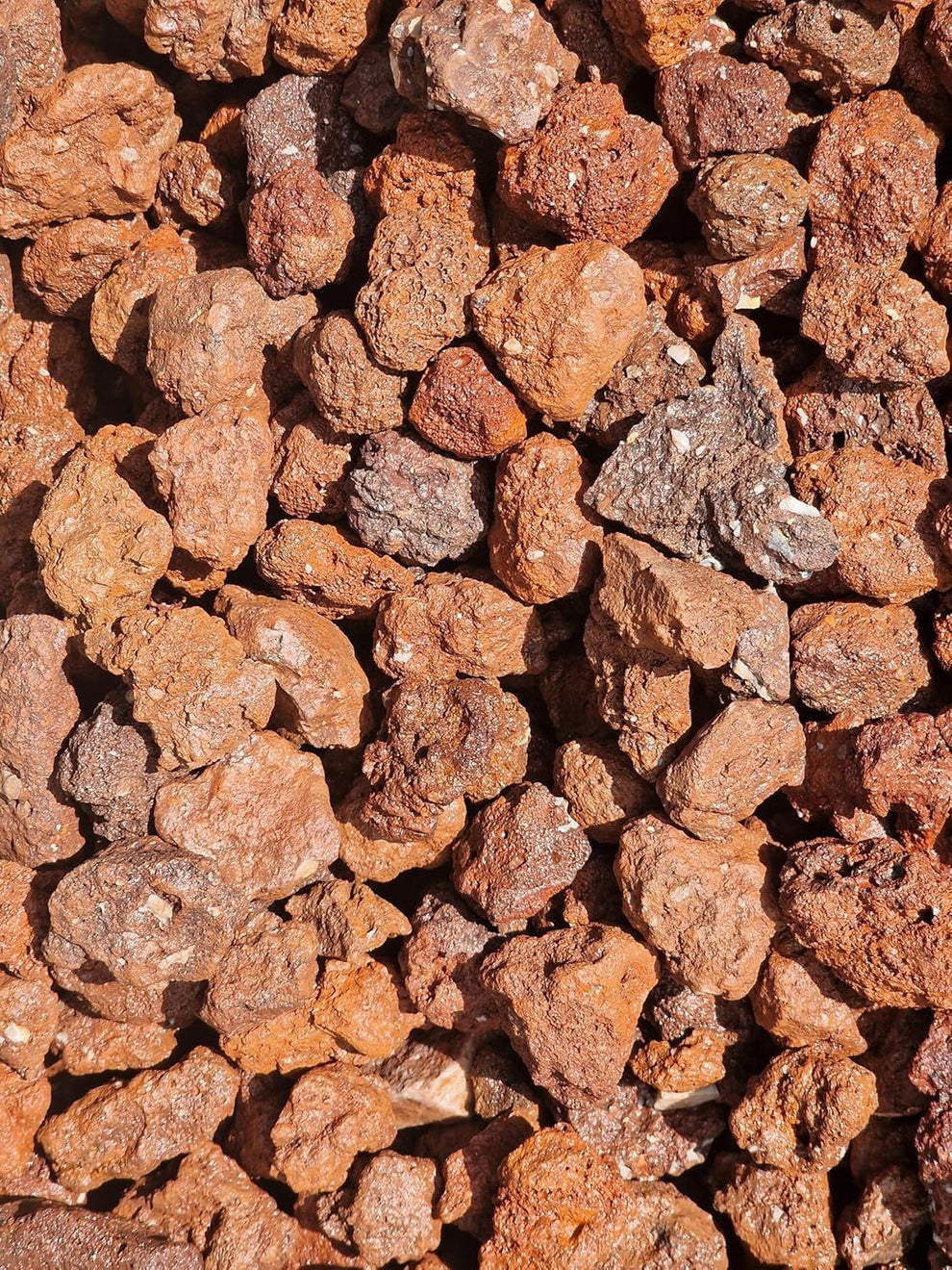 Piedra Volcánica Roja 30–45 mm | Piedra Decorativa para Jardín, Maceta ...